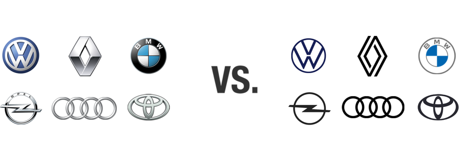 Alte vs. Neue Auto-Logos | ZUTT & PARTNER